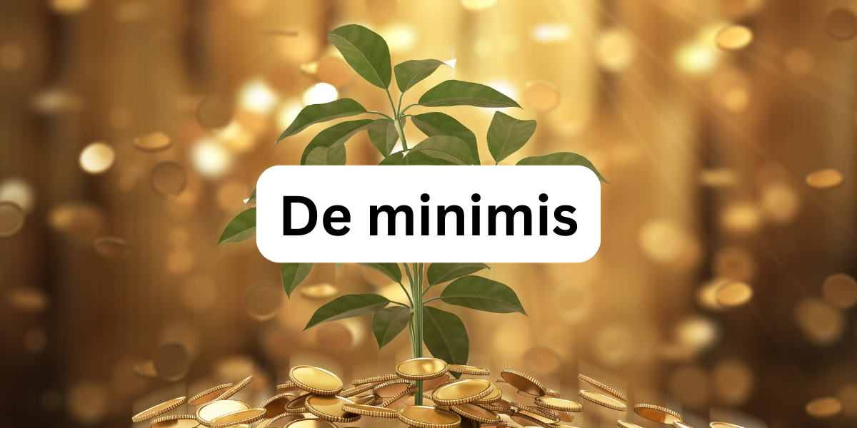 Ο κανονισμός De Minimis για τα προγράμματα ΕΣΠΑ - nconsulting.gr